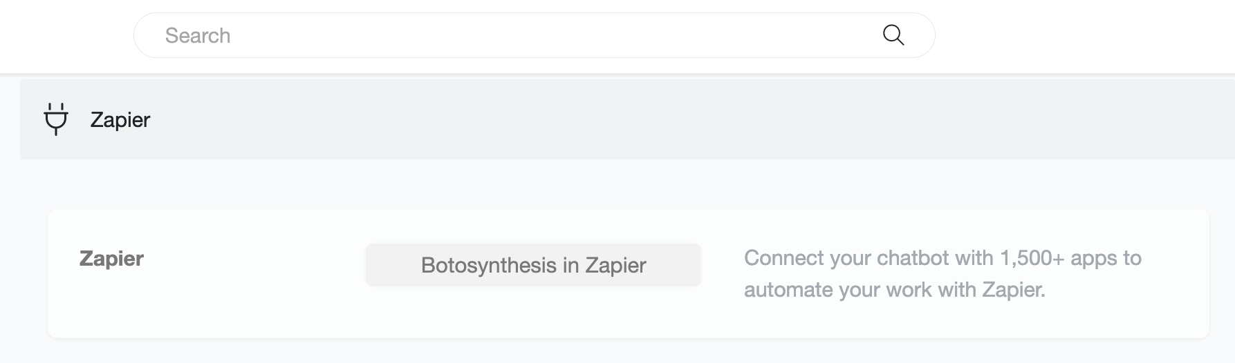 Zapier - Botosynthesis.ai